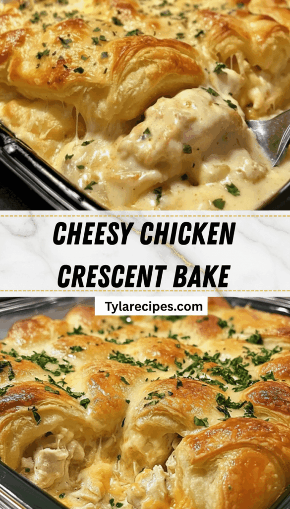 Cheesy Chicken Crescent Bake – Tasty By Nora