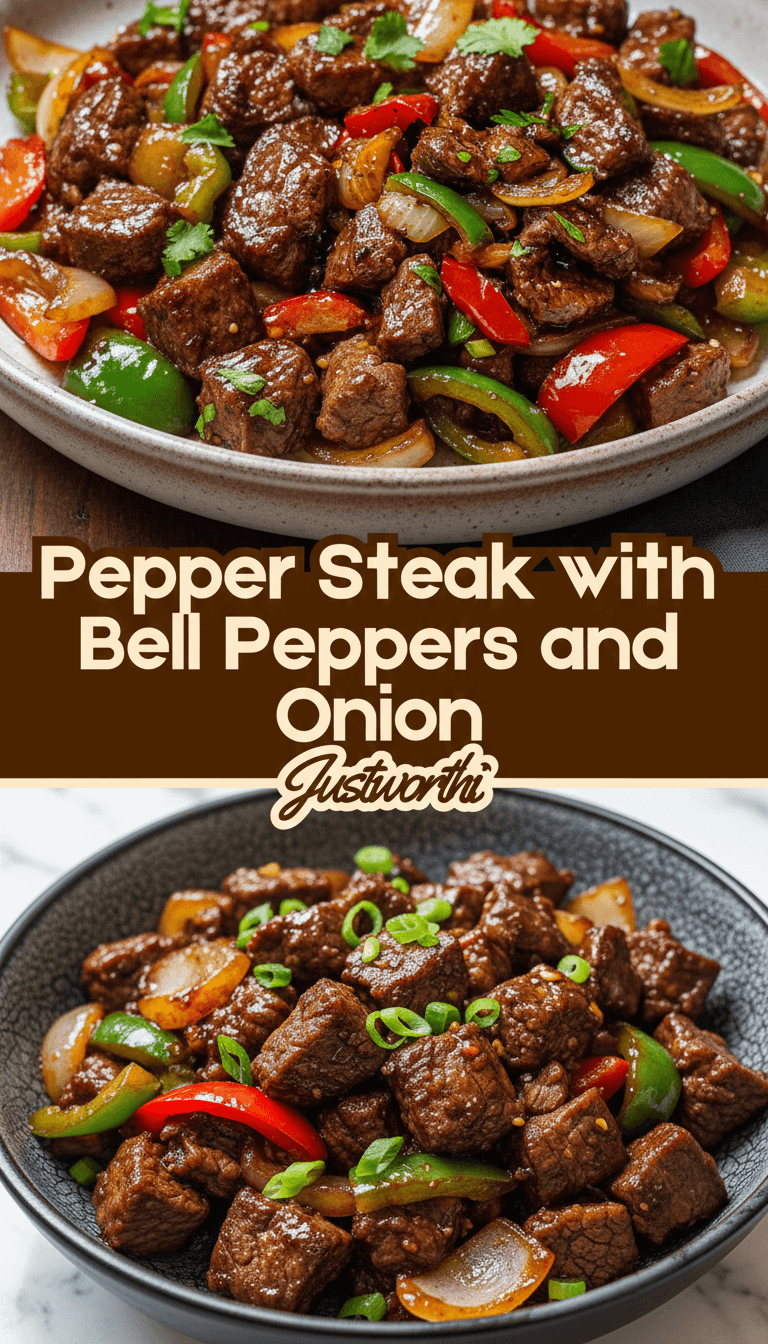 Pepper Steak with Bell Peppers and Onion – Tasty By Nora