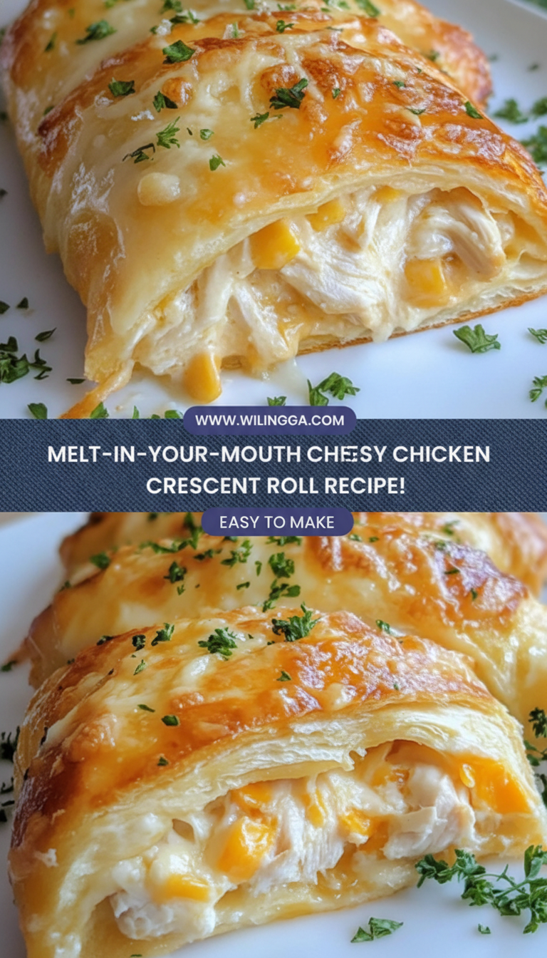 Cheesy Chicken Crescent Rolls – Tasty By Nora