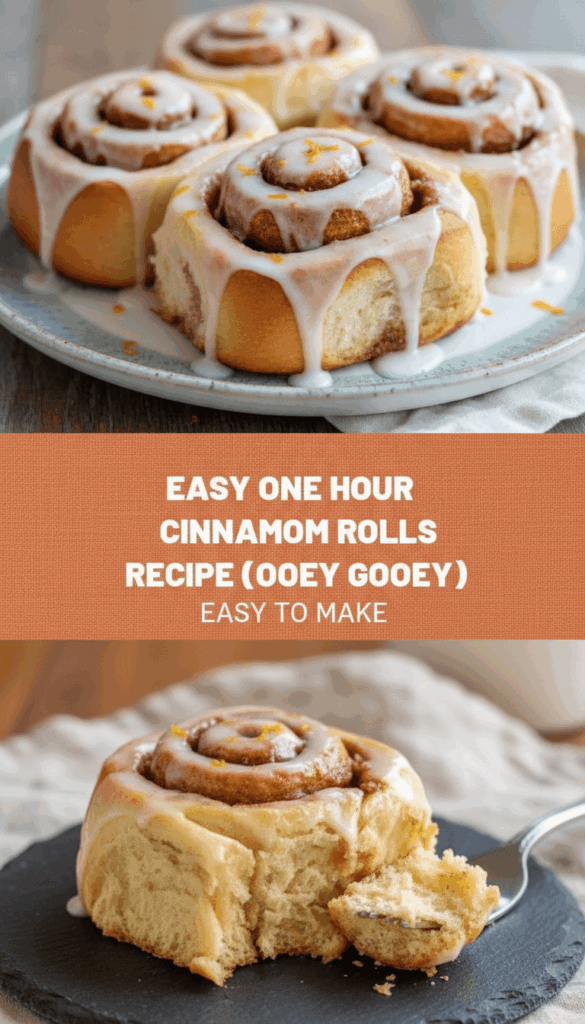 Easy One Hour Cinnamon Rolls Recipe – Tasty By Nora